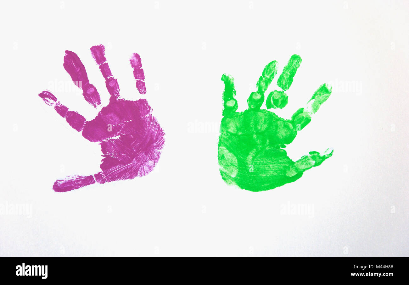 Painted hands hi-res stock photography and images - Alamy