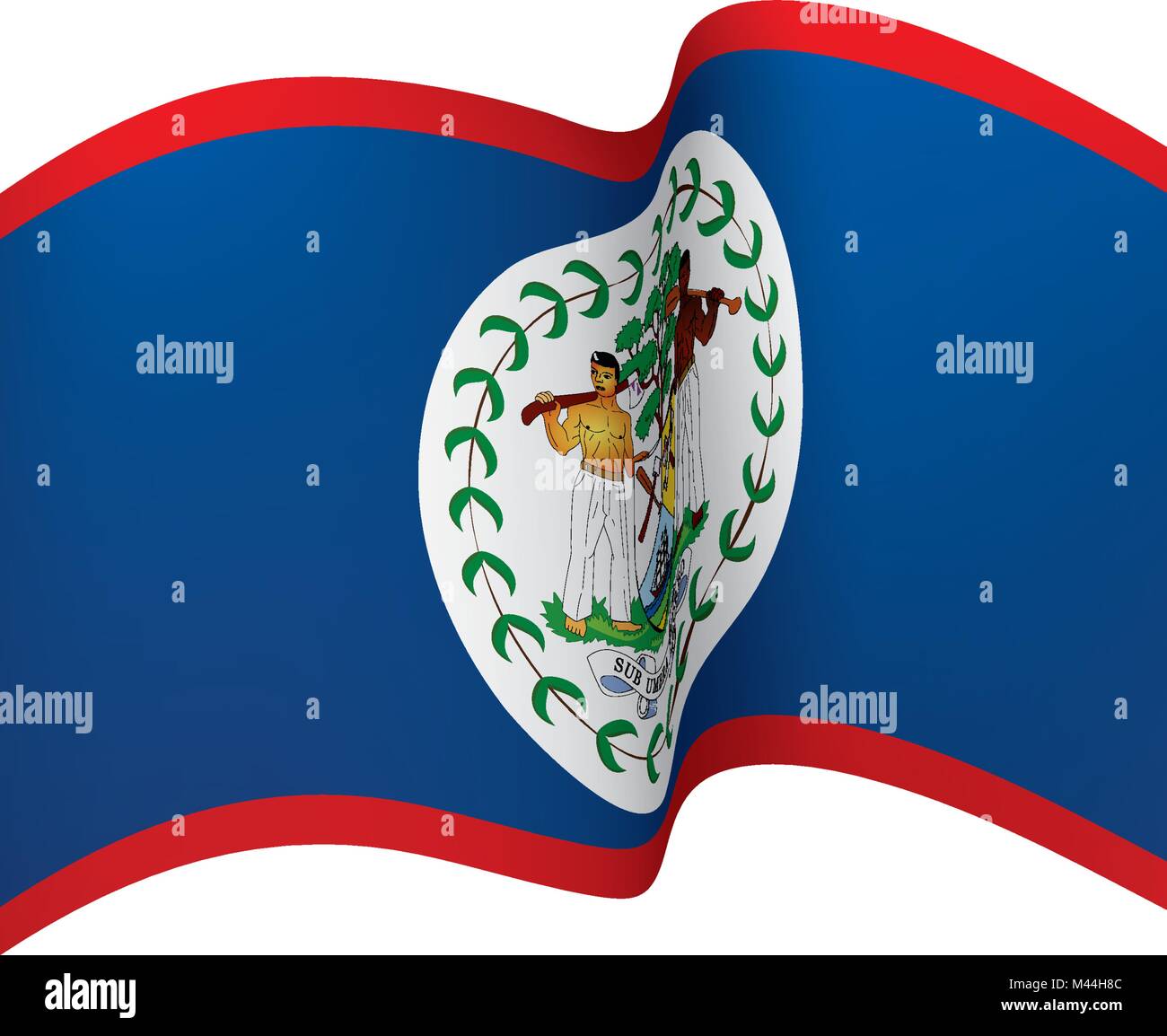 Belize flag, vector illustration Stock Vector Image & Art - Alamy