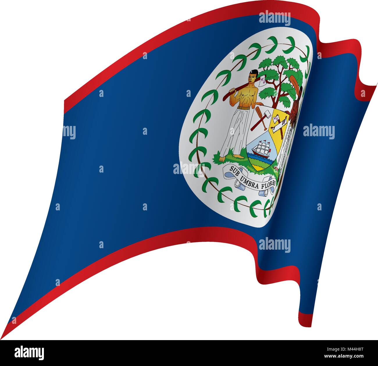 Belize flag, vector illustration Stock Vector Image & Art - Alamy