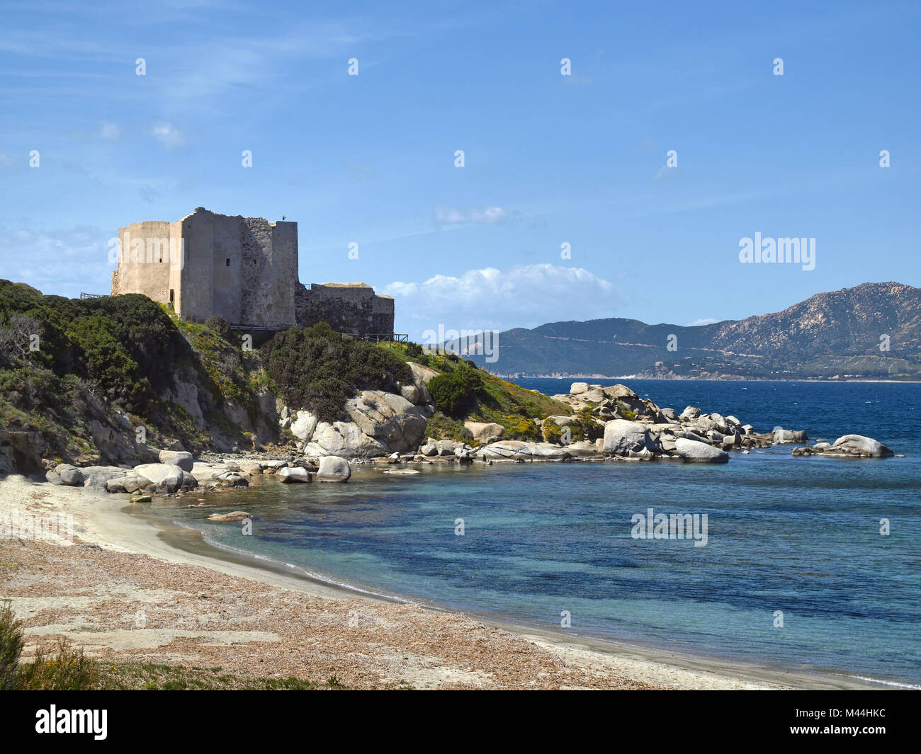 Fortification Fortezza Vecchia, Sardinia, Italy Stock Photo - Alamy