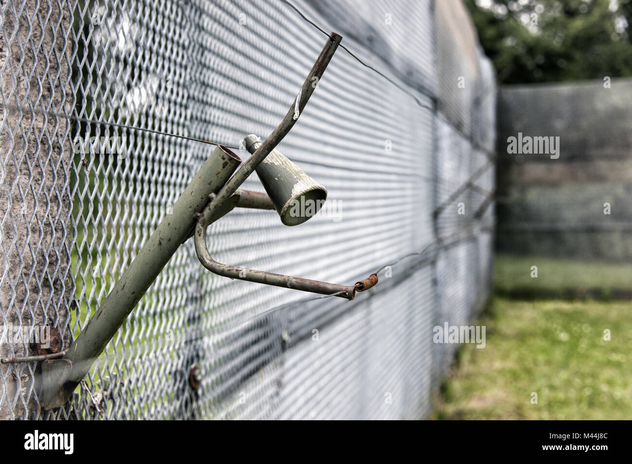 Model of a spring-gun facility at the former inner Stock Photo - Alamy