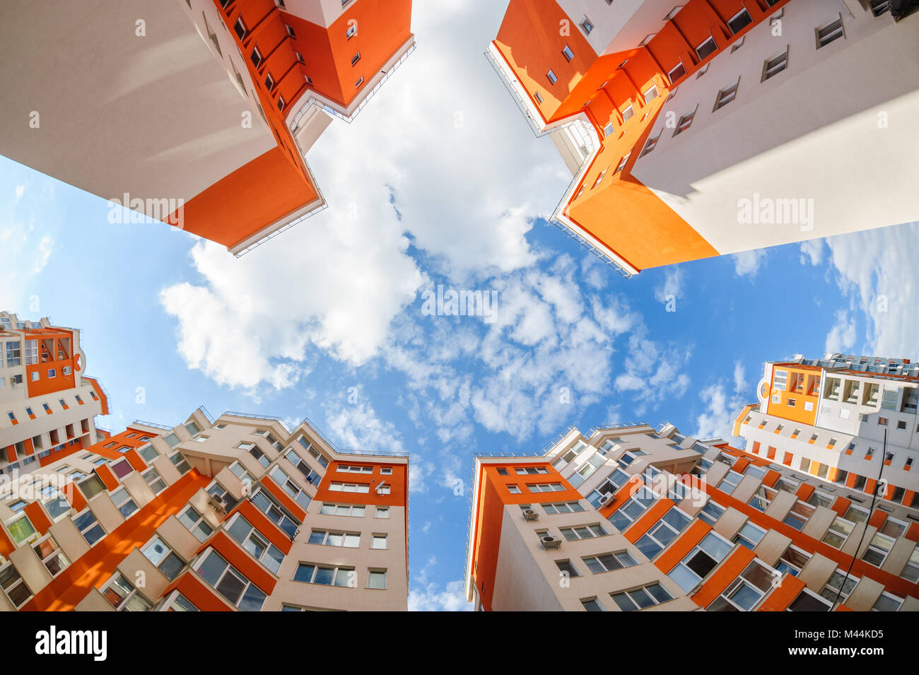 Fisheye lens buildings hi-res stock photography and images - Alamy