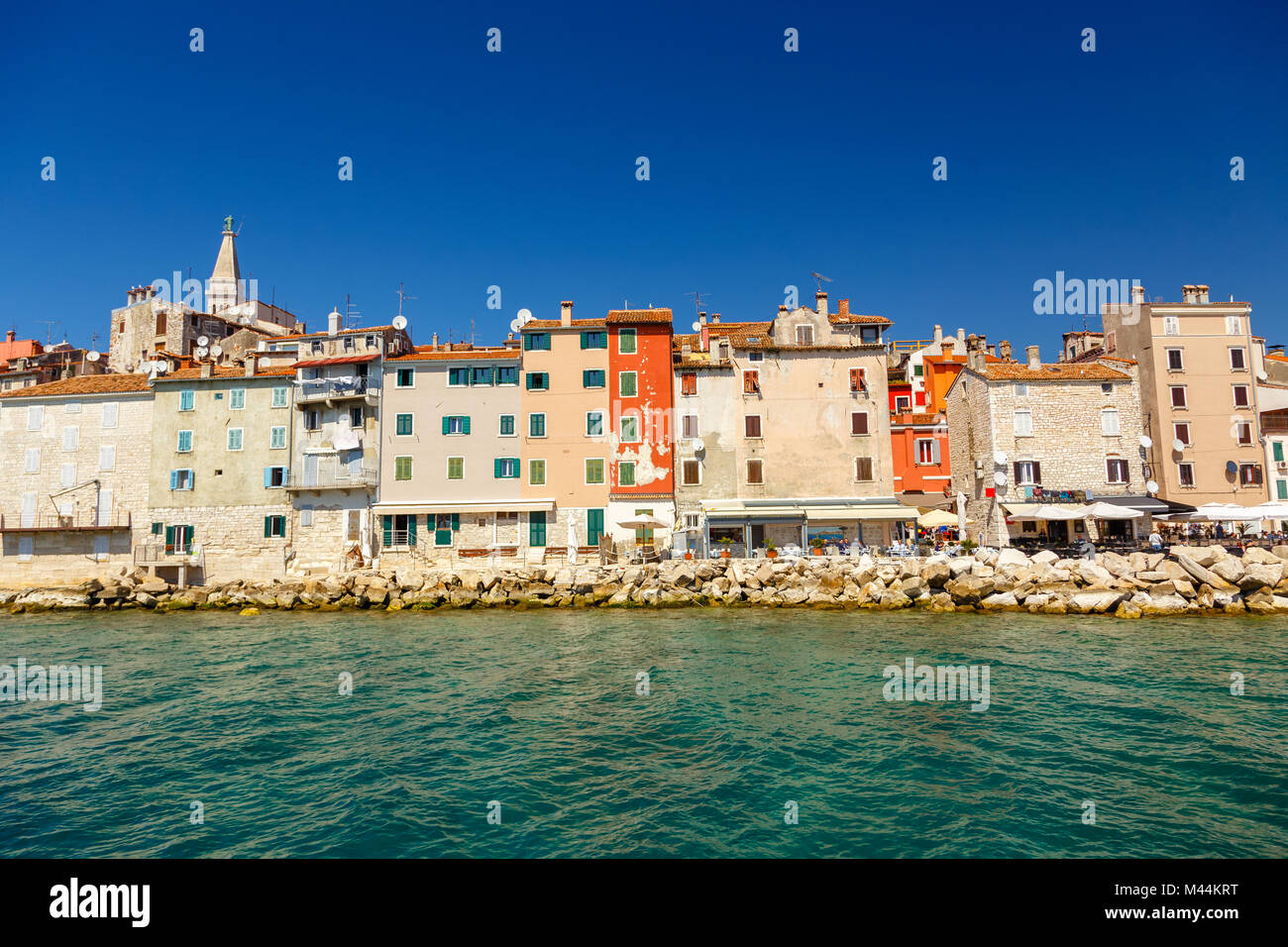 Beautiful colorful medieval town of Rovinj Istria, Istrian peninsula ...