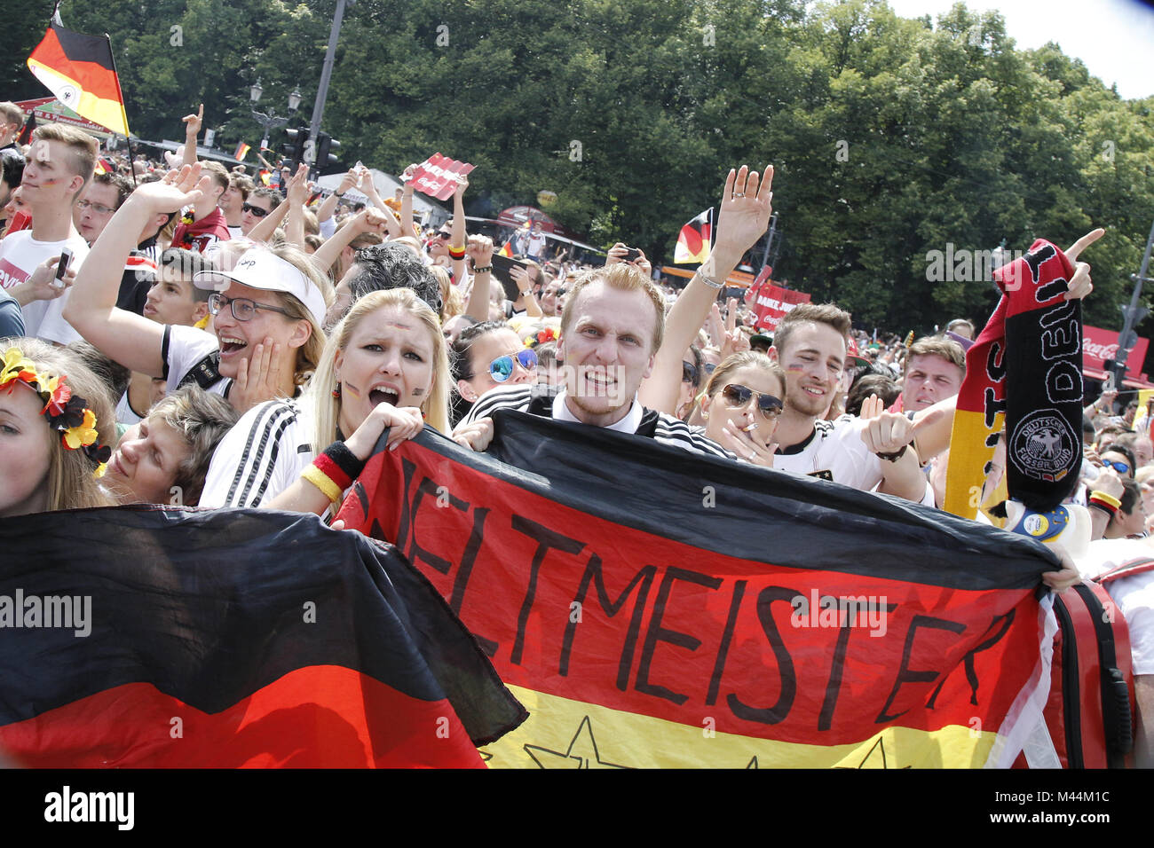 Reception of the German national football team in Berlin Stock Photo ...