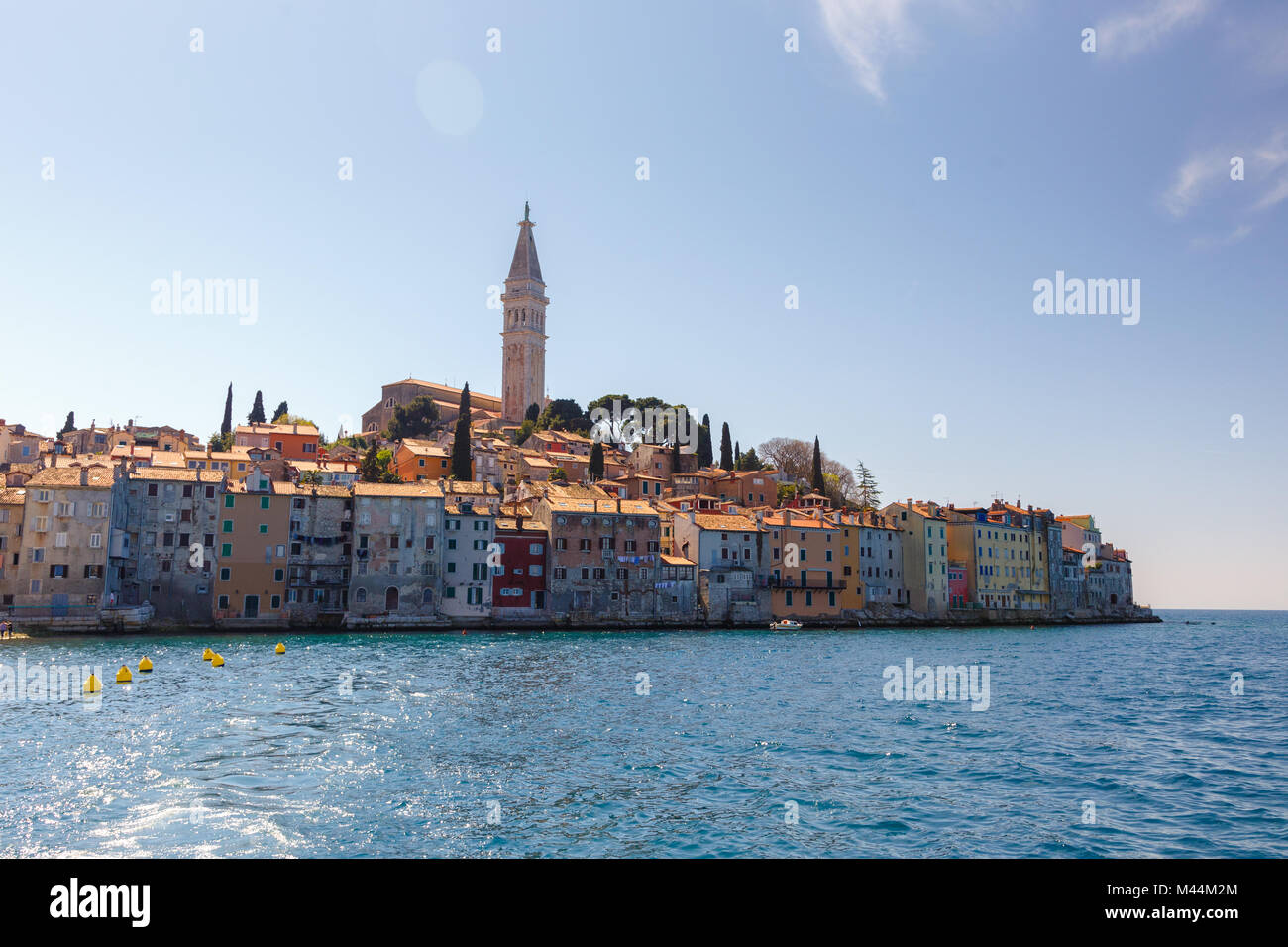 Beautiful colorful medieval town of Rovinj Istria, Istrian peninsula ...