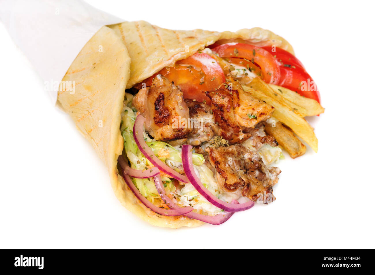 Greek gyros hi-res stock photography and images - Alamy