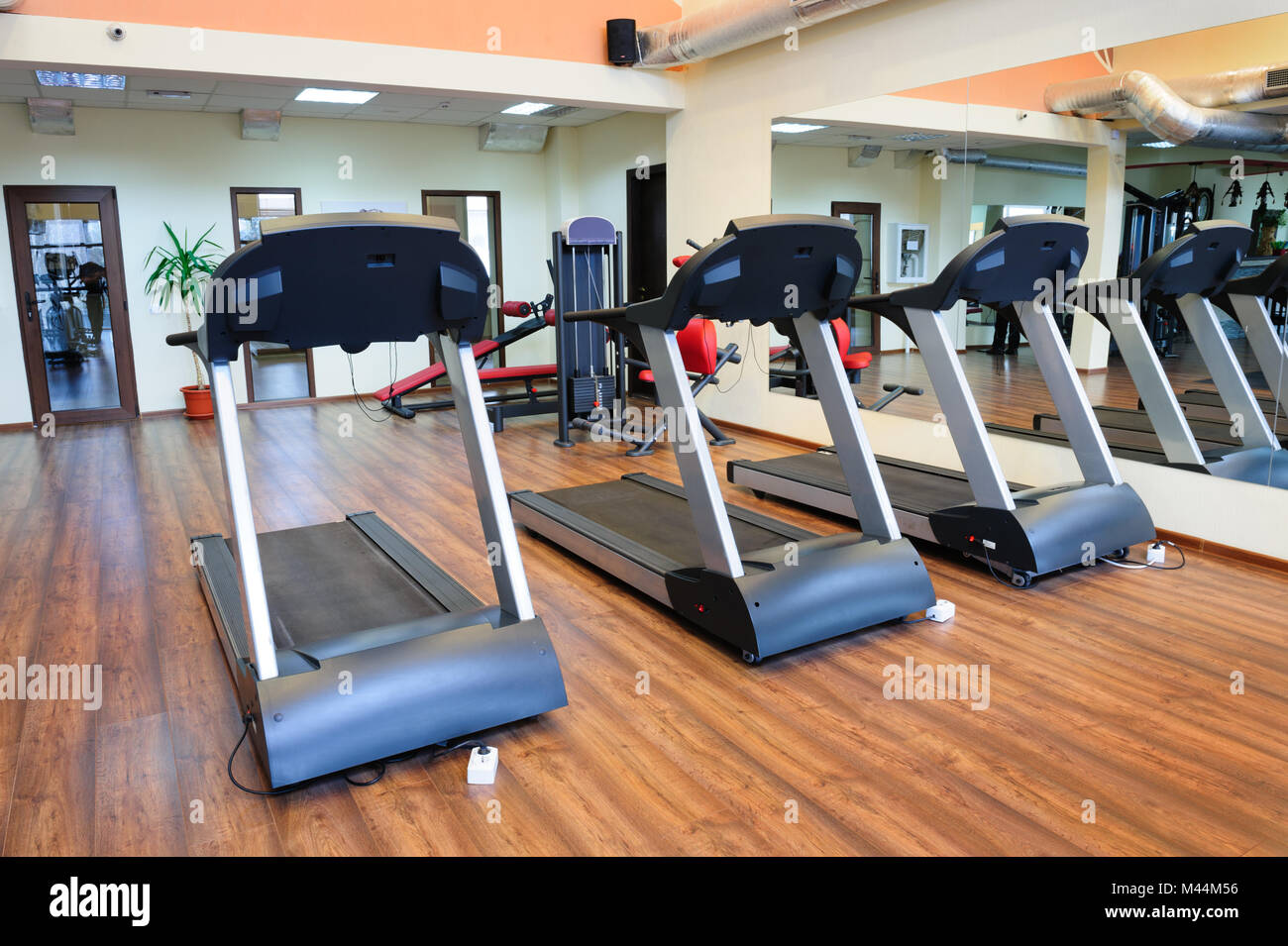 Treadmills gym hi-res stock photography and images - Alamy