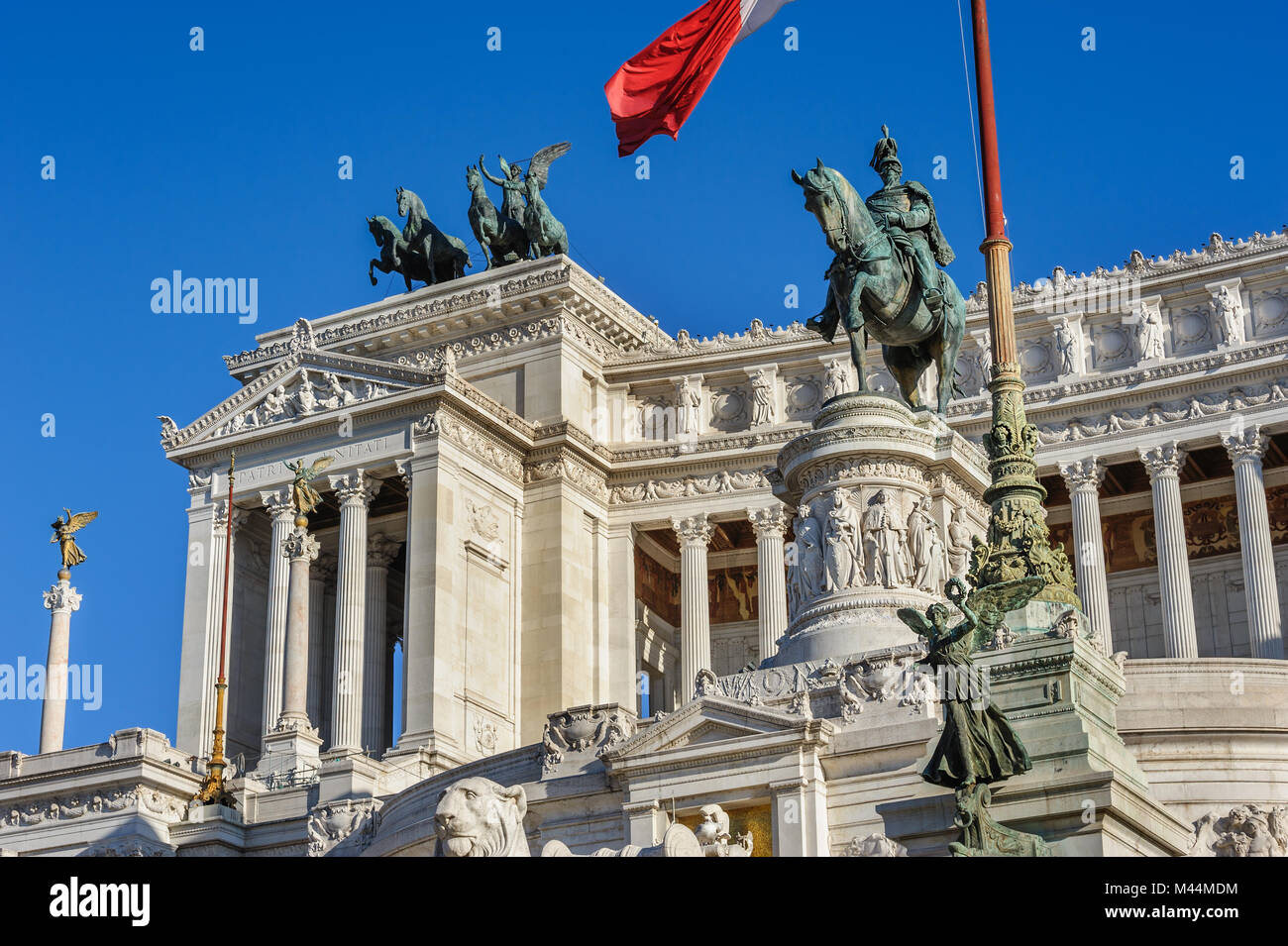 Monument of Vittorio Emanuele II in Rome Stock Photo - Alamy