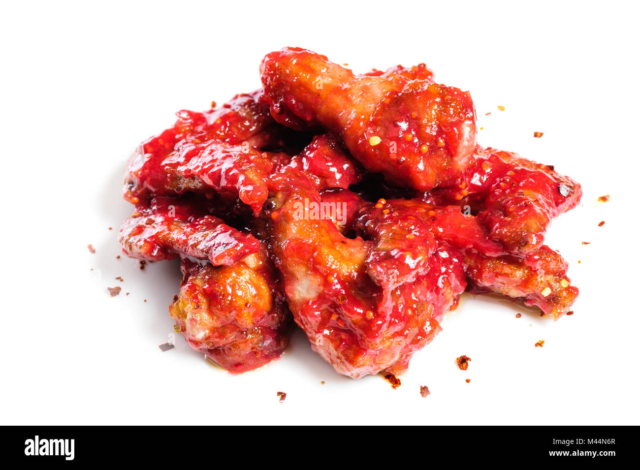 Chicken meat in spicy Cut Out Stock Images & Pictures - Alamy