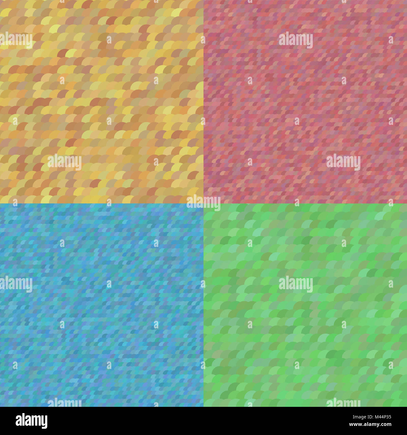 Set of 4 vector seamless tiling patterns Stock Photo - Alamy