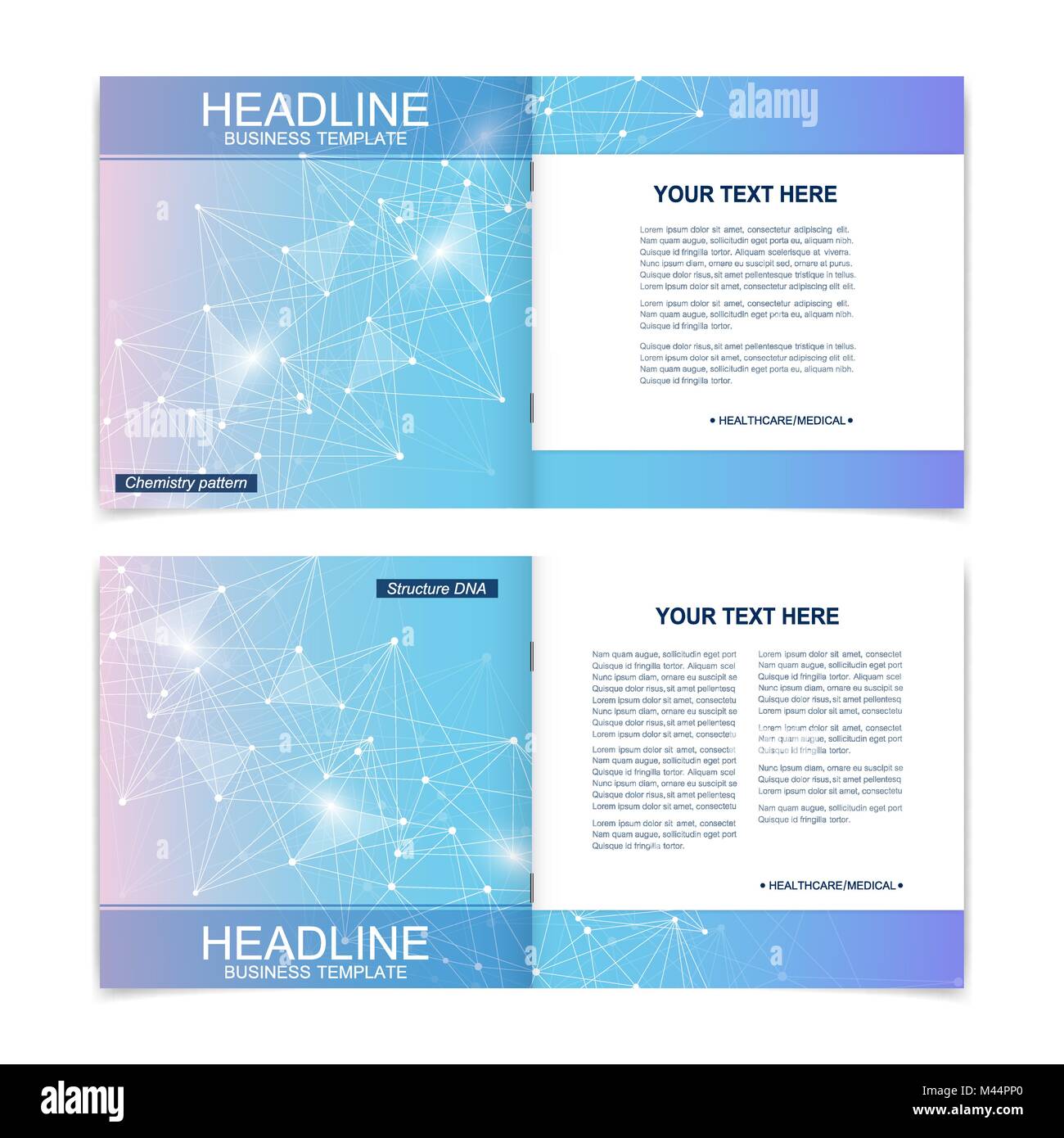 Scientific templates square brochure, magazine, leaflet , flyer, cover ...