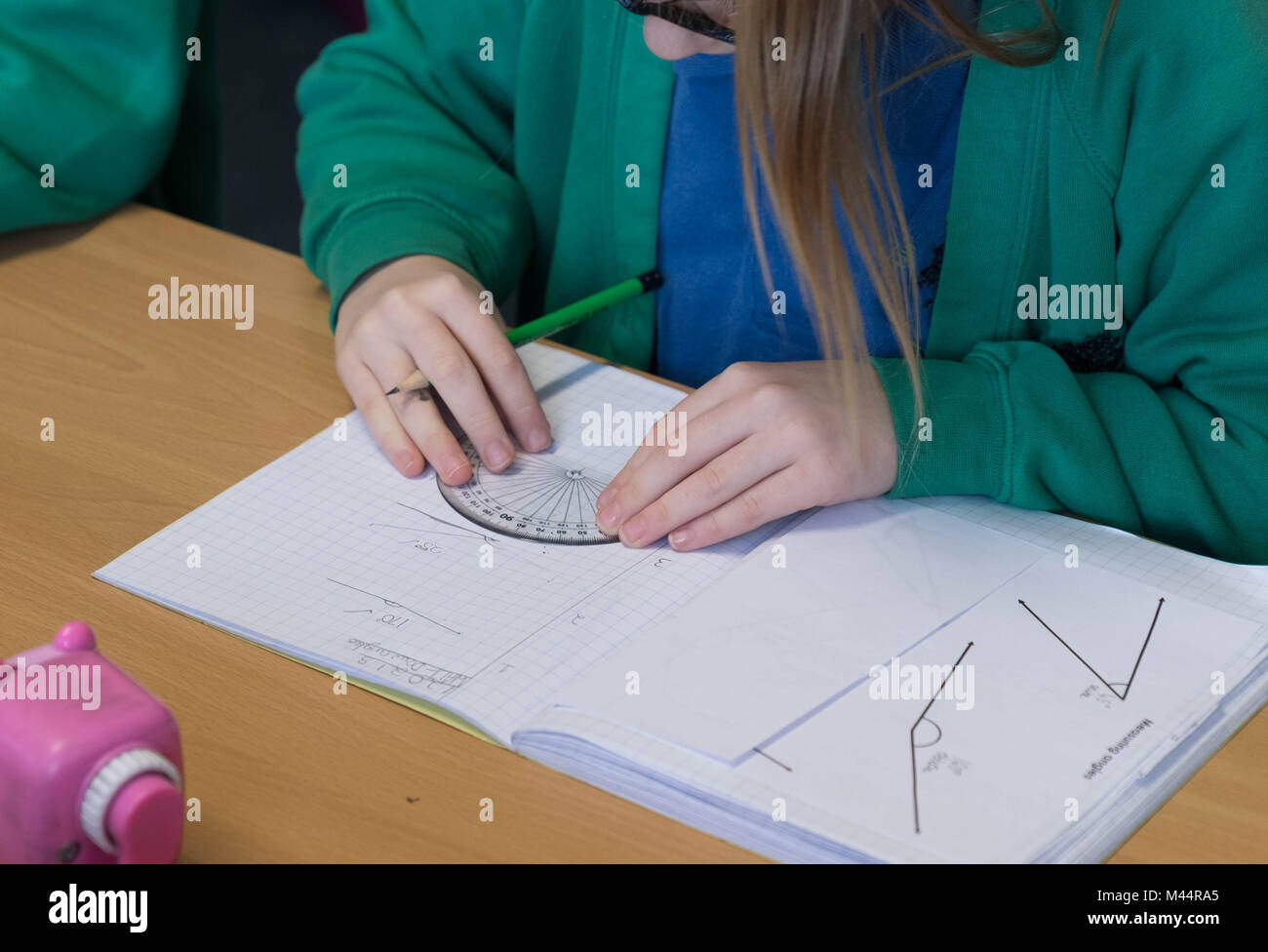 UK Primary School classroom Stock Photo - Alamy