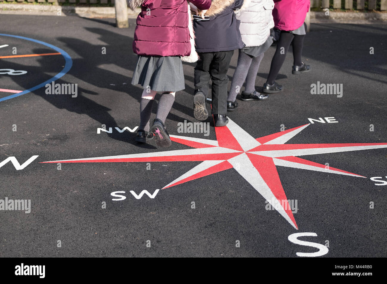 UK primary school children playing in the playground Stock Photo - Alamy