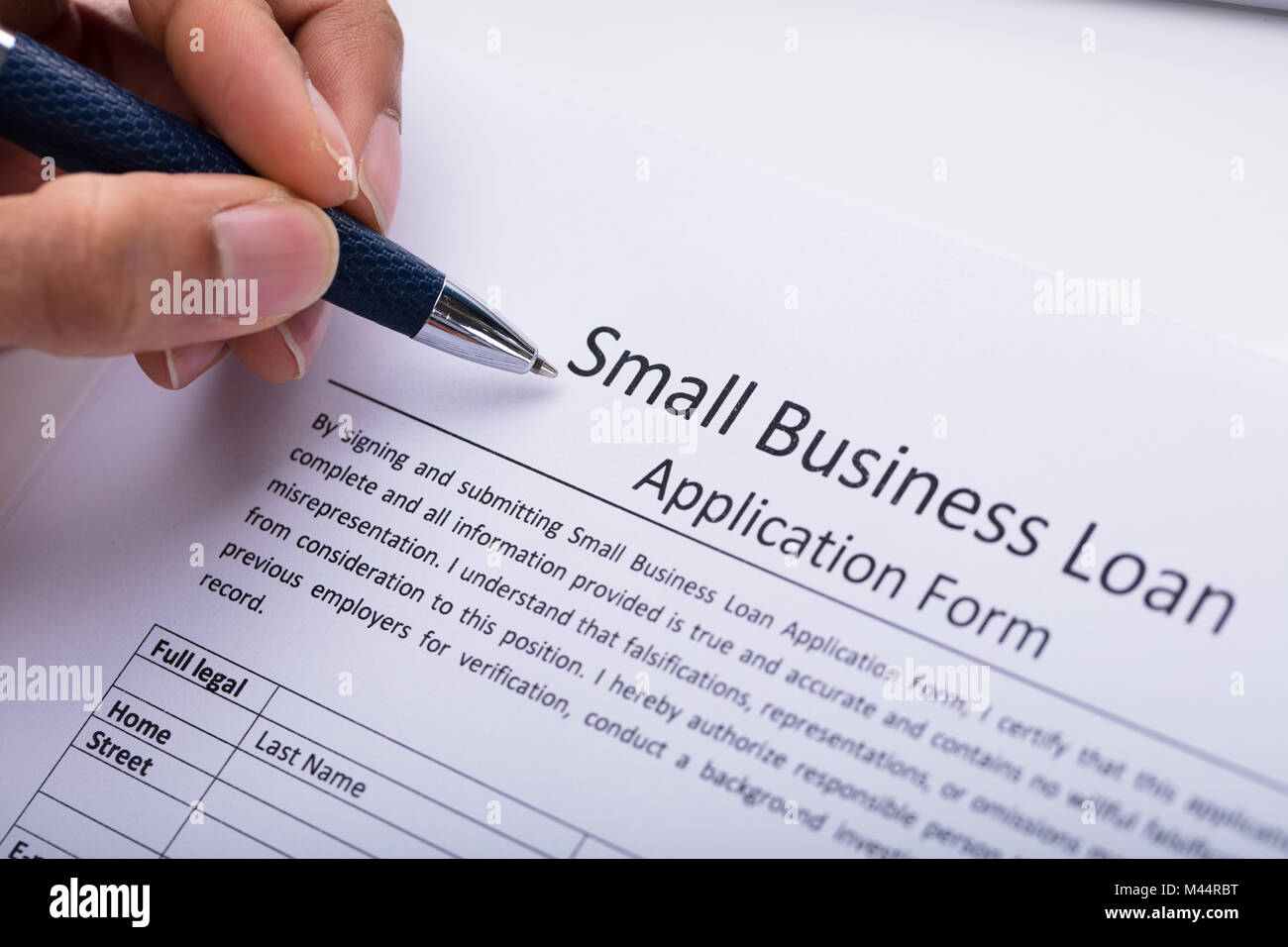 Small Business Loan Application