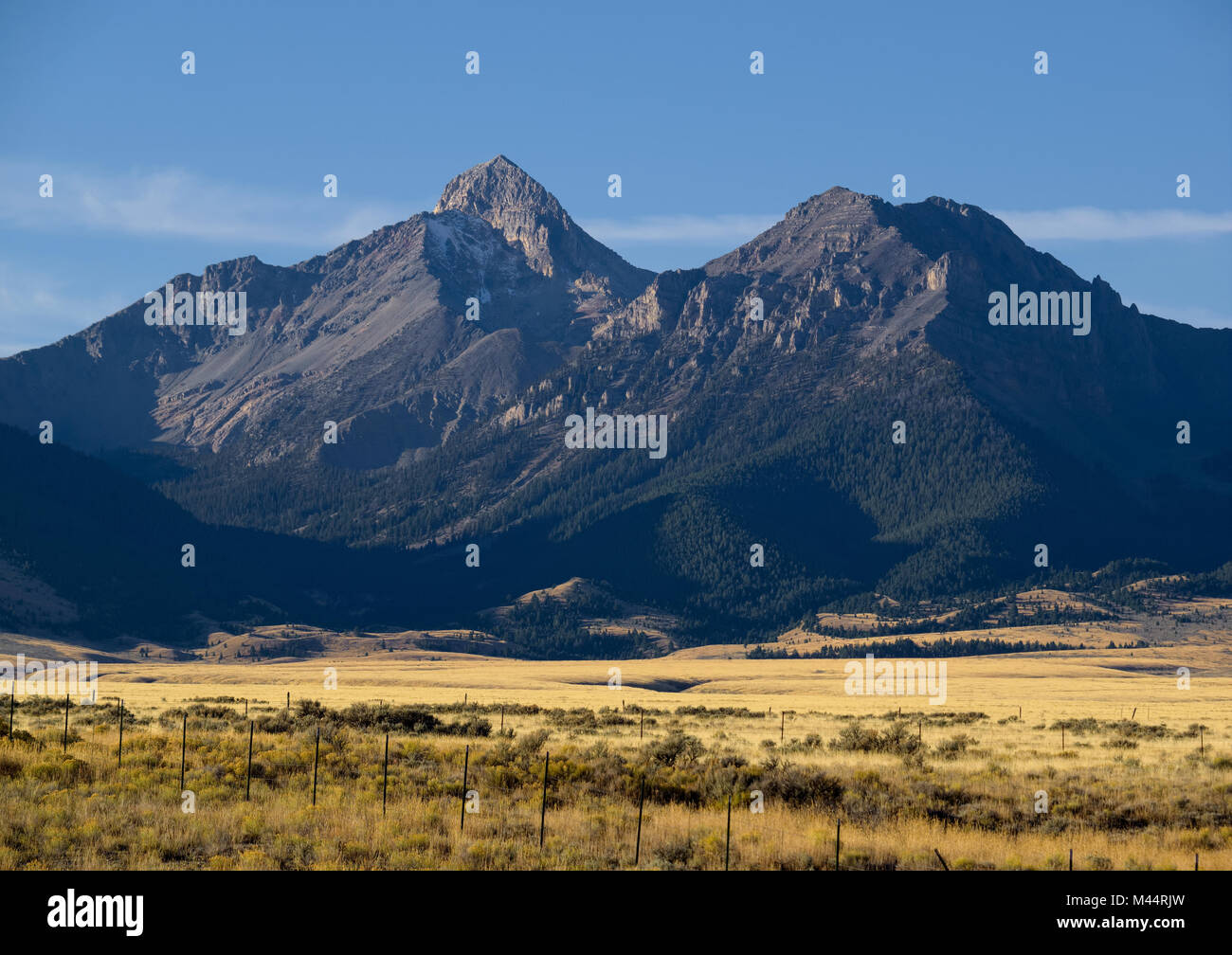 East Side of Bell Mountain Stock Photo - Alamy