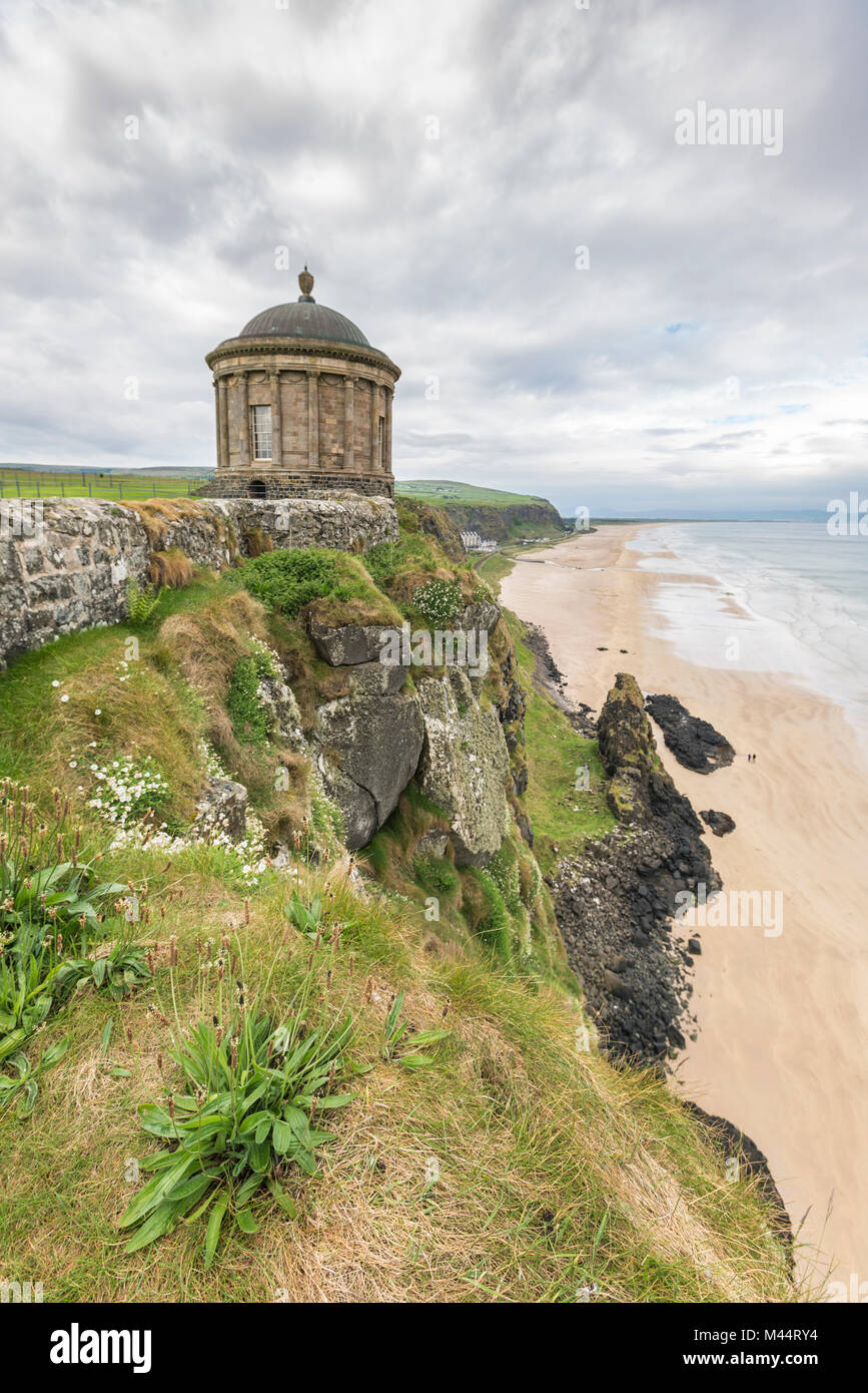 Mussenden temple, Castlerock, County Antrim, Ulster region, northern ...