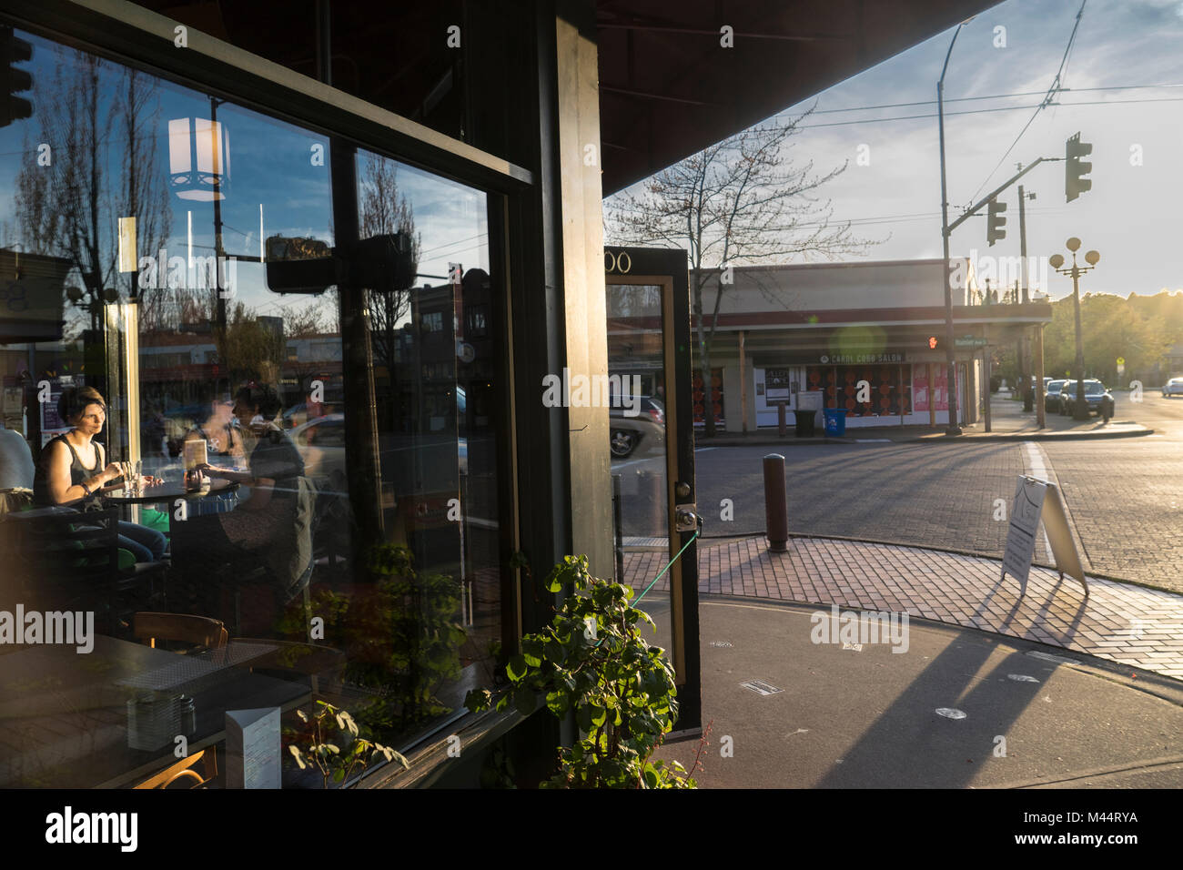United States, Washington, Seattle, Columbia City, cafe Stock Photo - Alamy