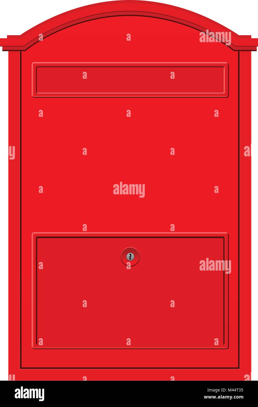 Mailbox on a white background Stock Vector Image & Art - Alamy