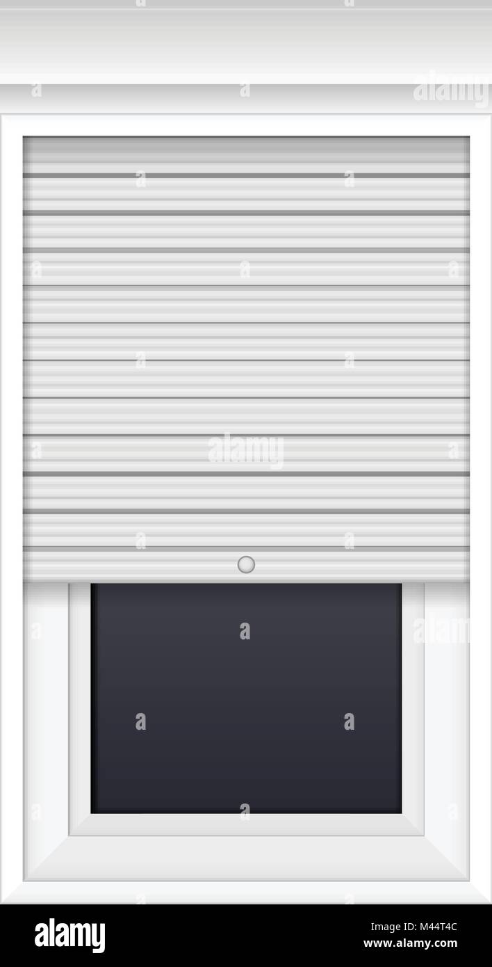 Steel roller shutter Stock Vector Images - Alamy