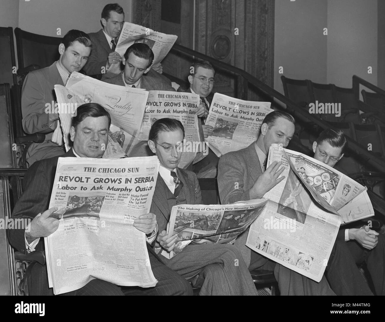 Chicago newspaper hi-res stock photography and images - Alamy