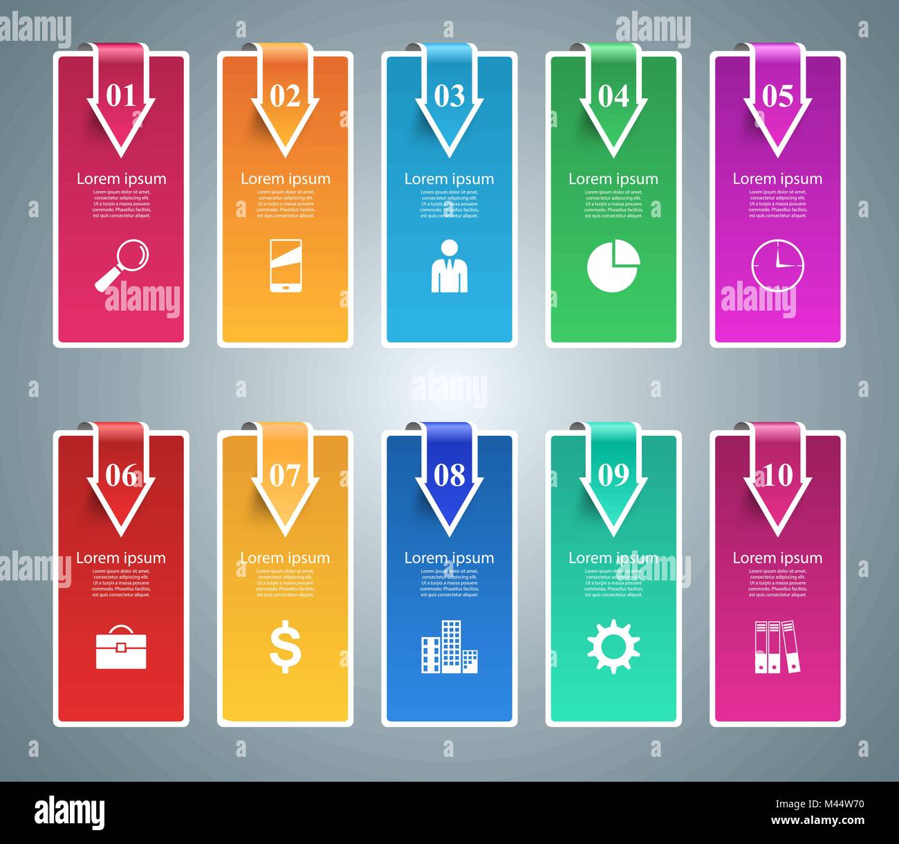 Infographic design. List of 10 items Stock Vector Image & Art - Alamy
