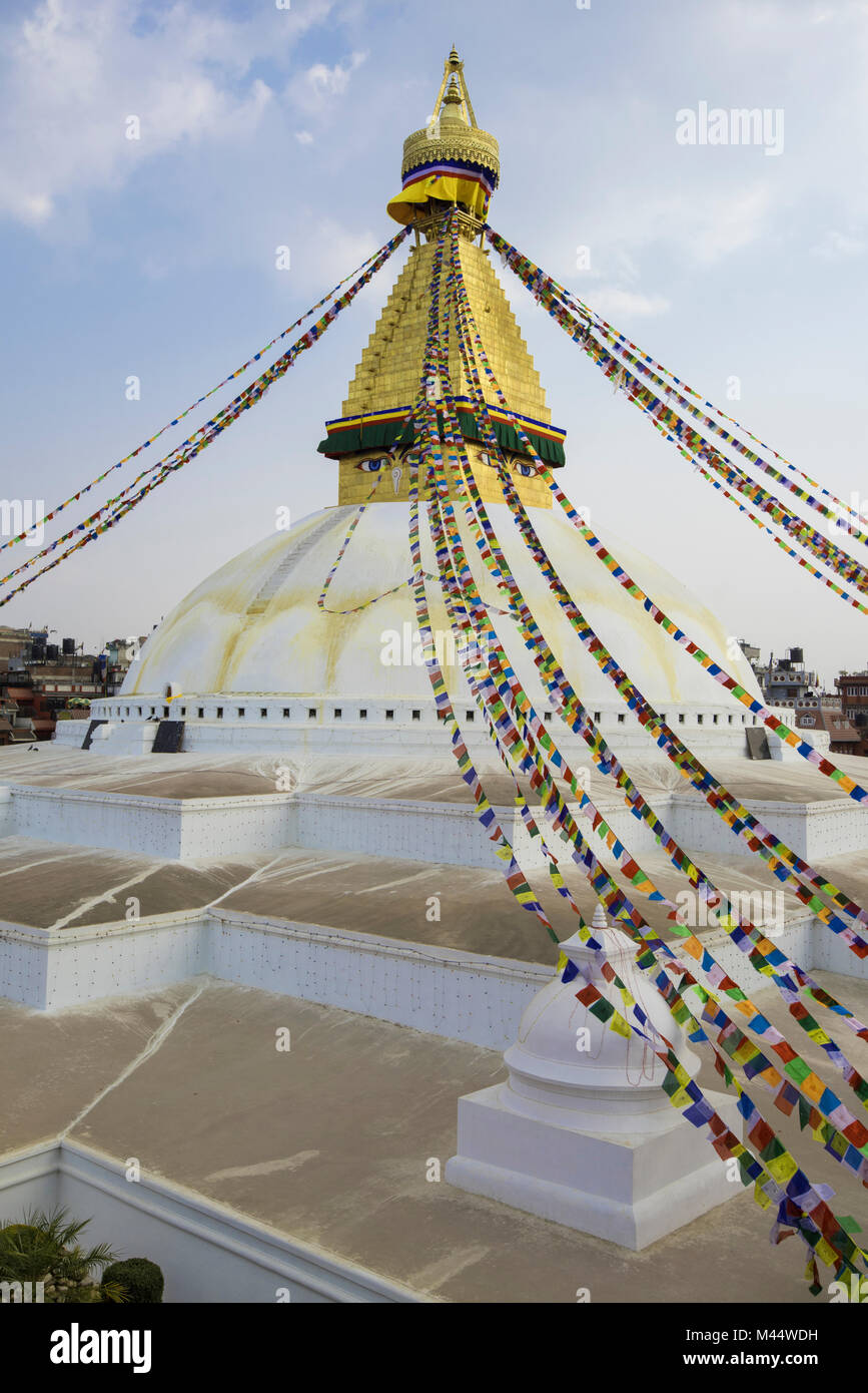 Stupa of Boudhnath,Katmandu,Nepal Stock Photo - Alamy