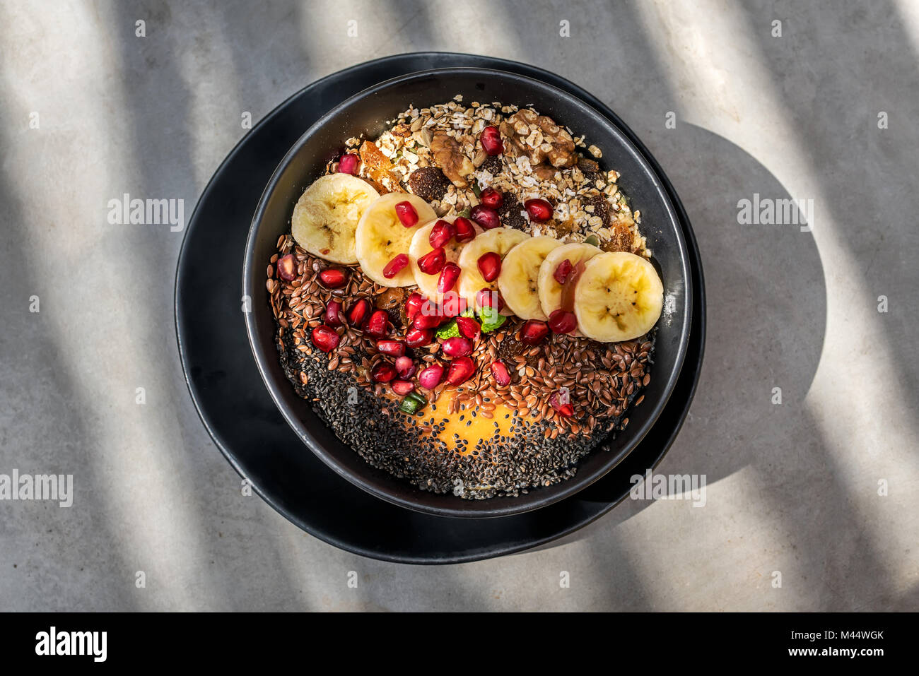 Fruit mix in bowl Stock Photo - Alamy