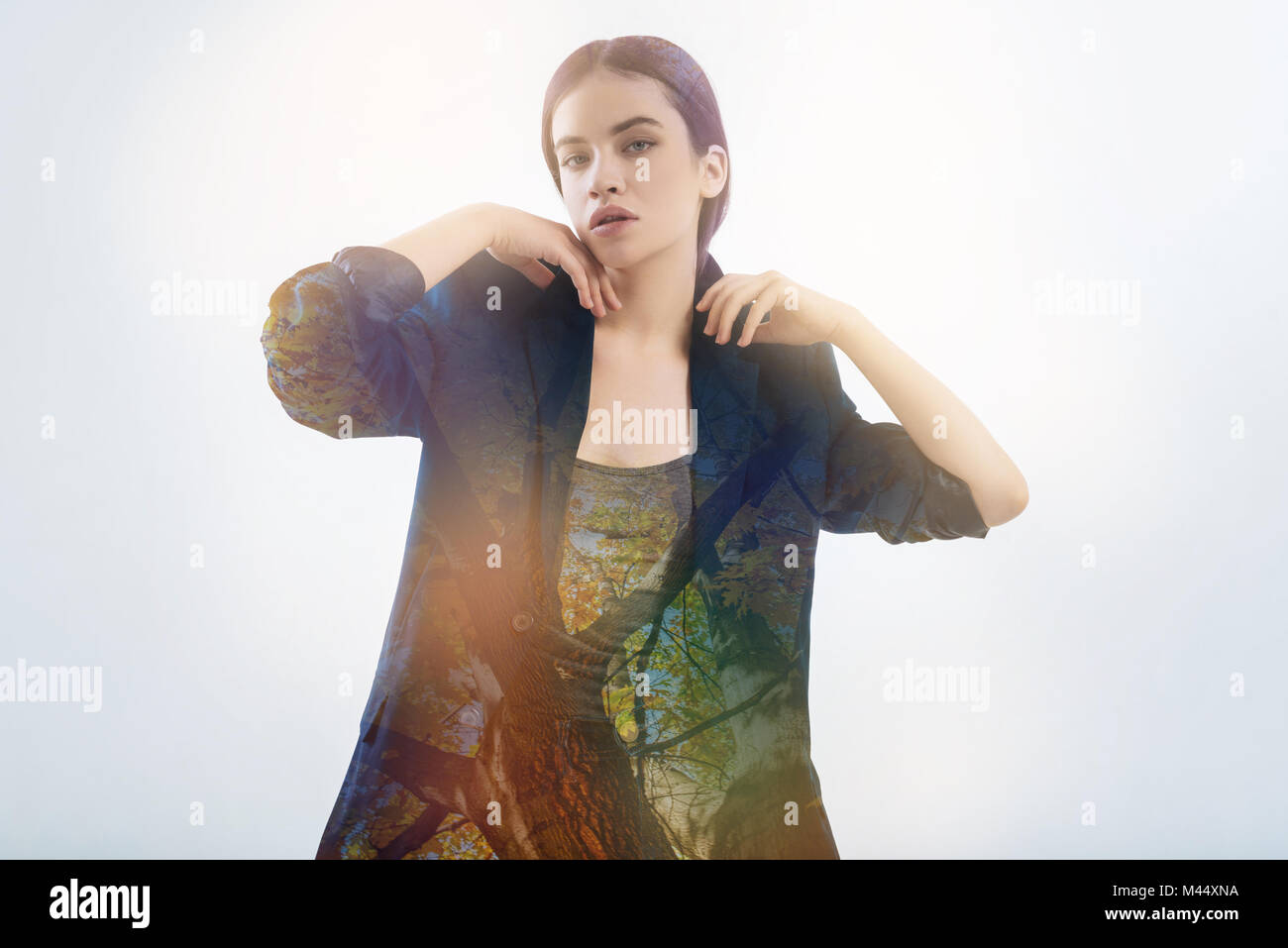 Young worker looking ready for a new working day Stock Photo - Alamy