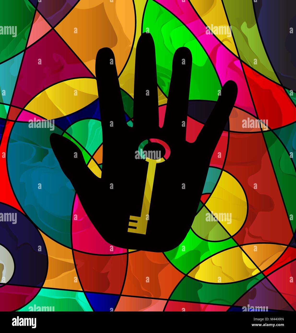 Hand colored Stock Vector Images - Alamy