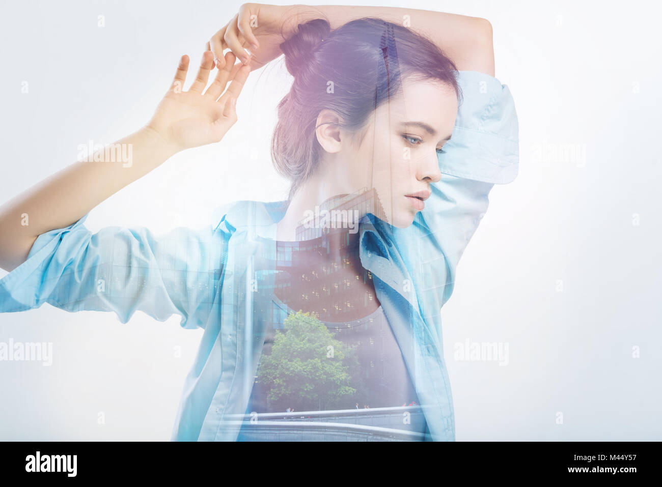 Arms above the head hi-res stock photography and images - Alamy