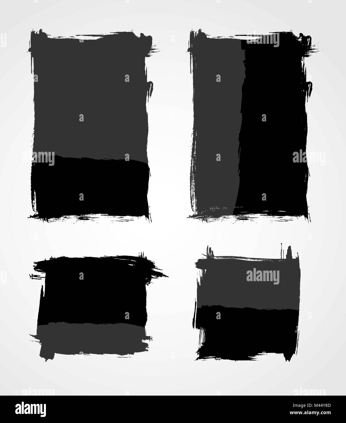 dark vector grunge banners collection Stock Vector Image & Art - Alamy