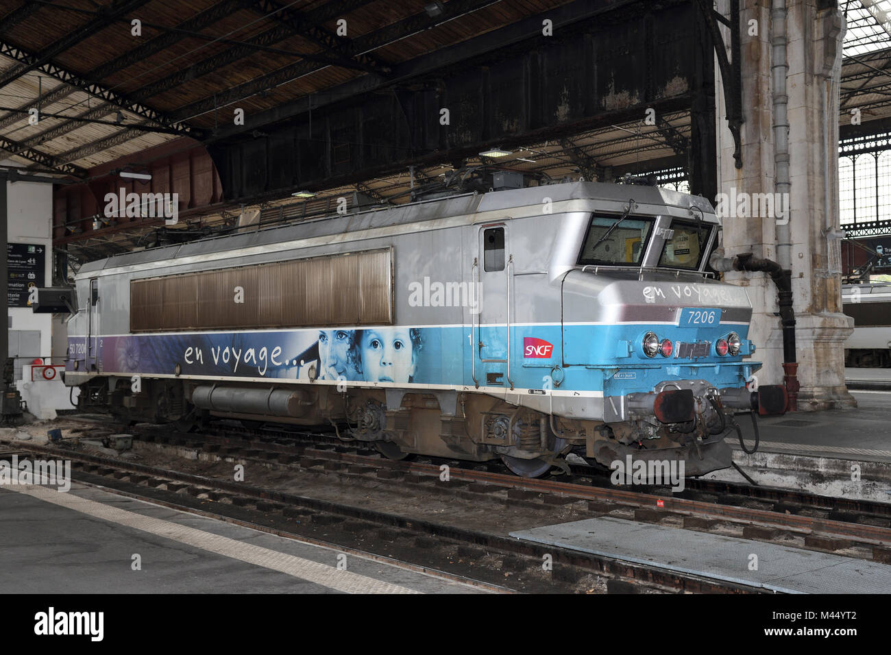 class BB 7200;electric locomotive;gare d'austerlitz;paris Stock Photo ...