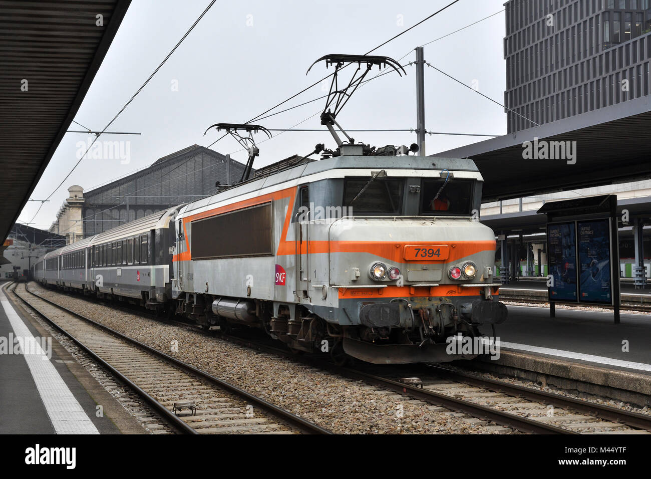 class BB 7200;electric locomotive;gare d'austerlitz;paris Stock Photo ...