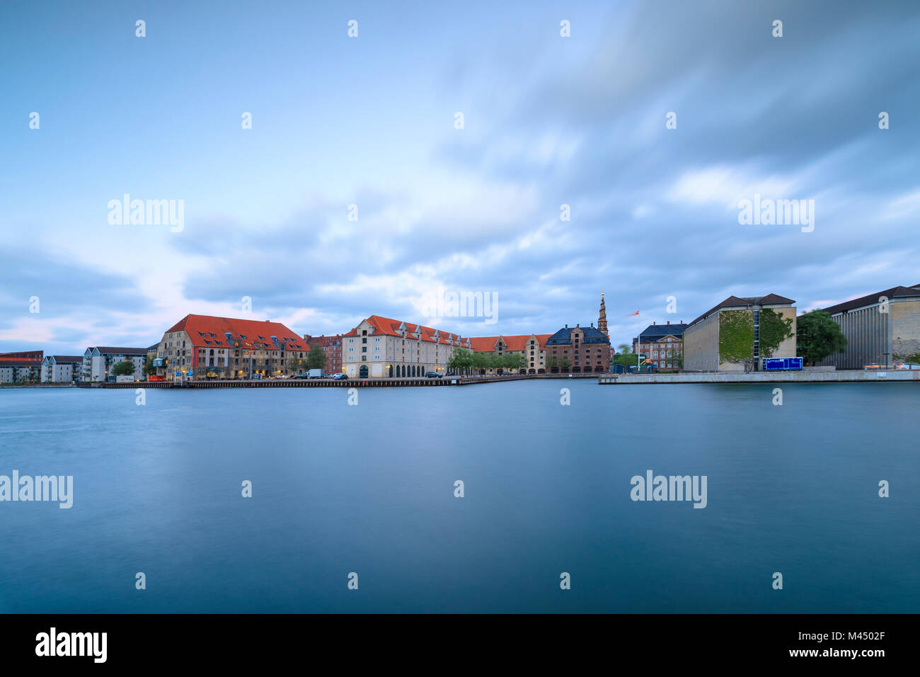 Danish Architecture Centre housed in a restored shipyard warehouse seen ...