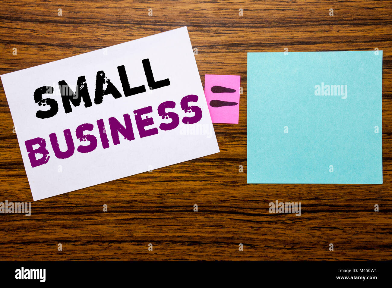 Handwriting Announcement text showing Small Business. Business concept ...