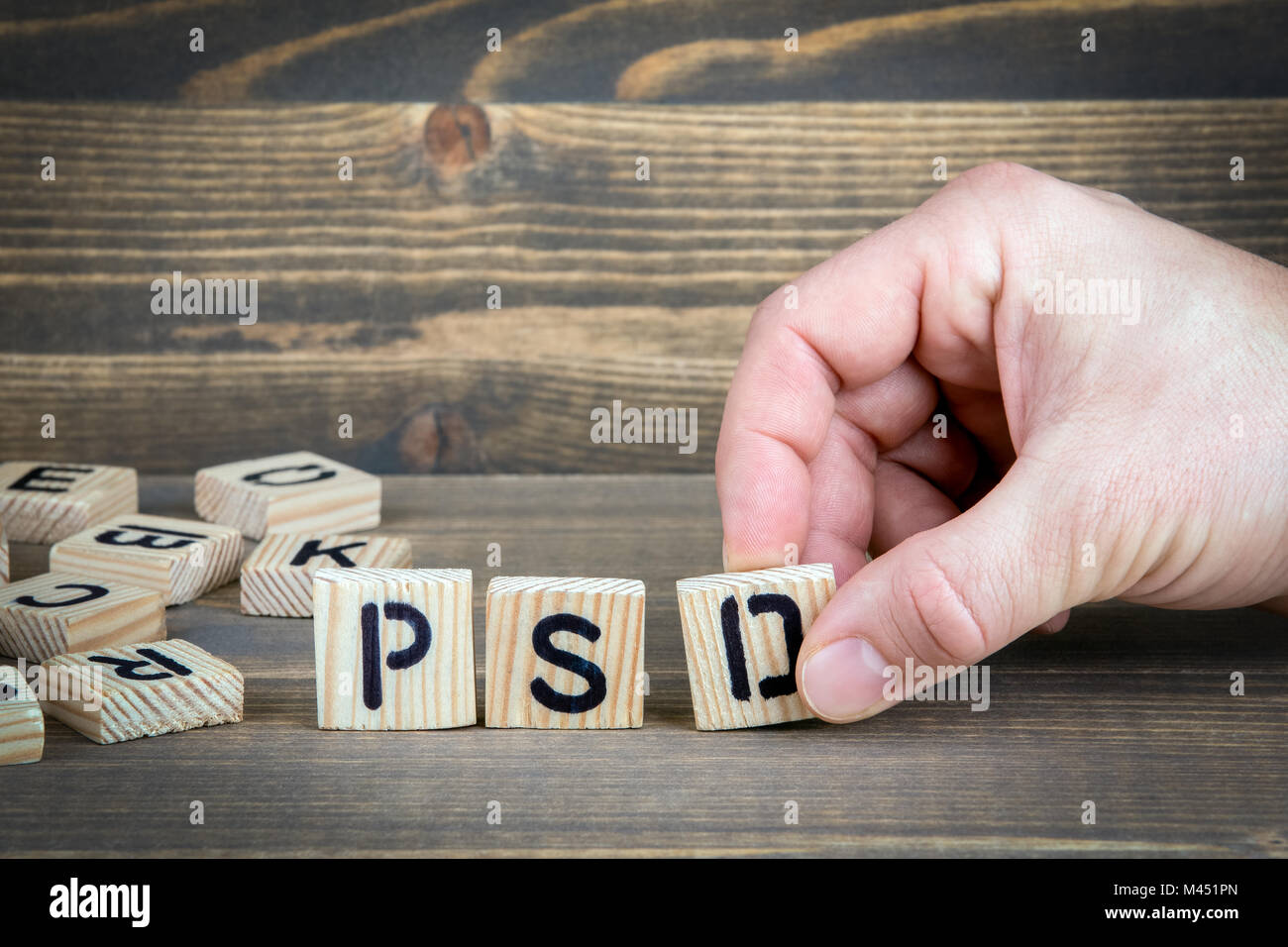 Psd alphabet hi-res stock photography and images - Alamy
