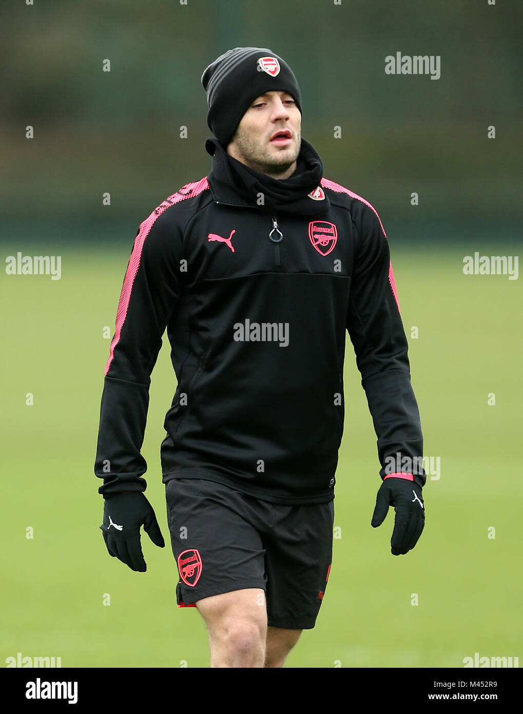 Arsenal's Jack Wilshere during the training session at London Colney ...