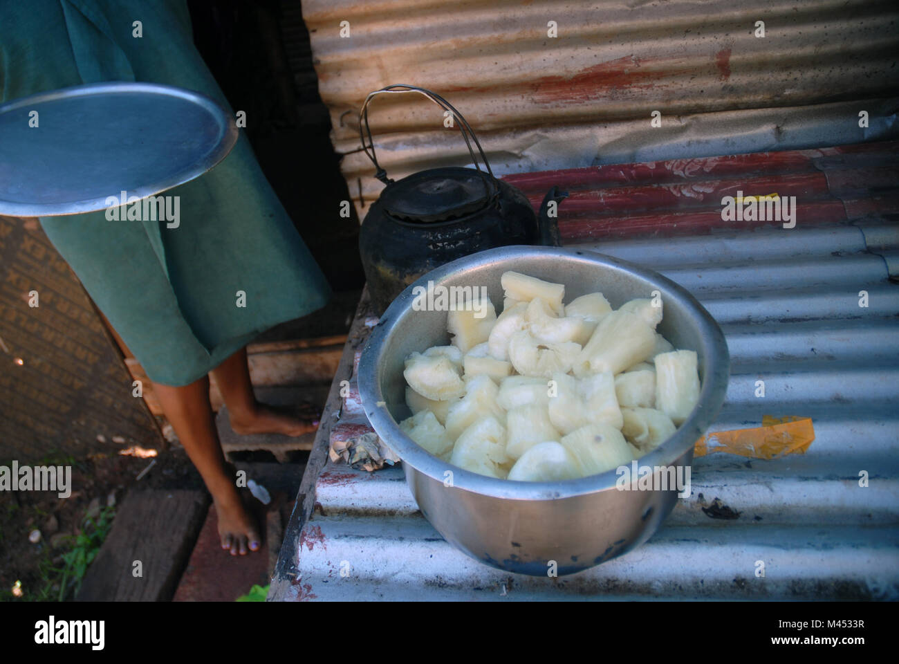 Fiji lovo taro hi-res stock photography and images - Alamy