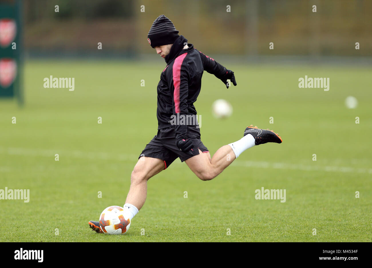 Arsenal's Jack Wilshere during the training session at London Colney ...