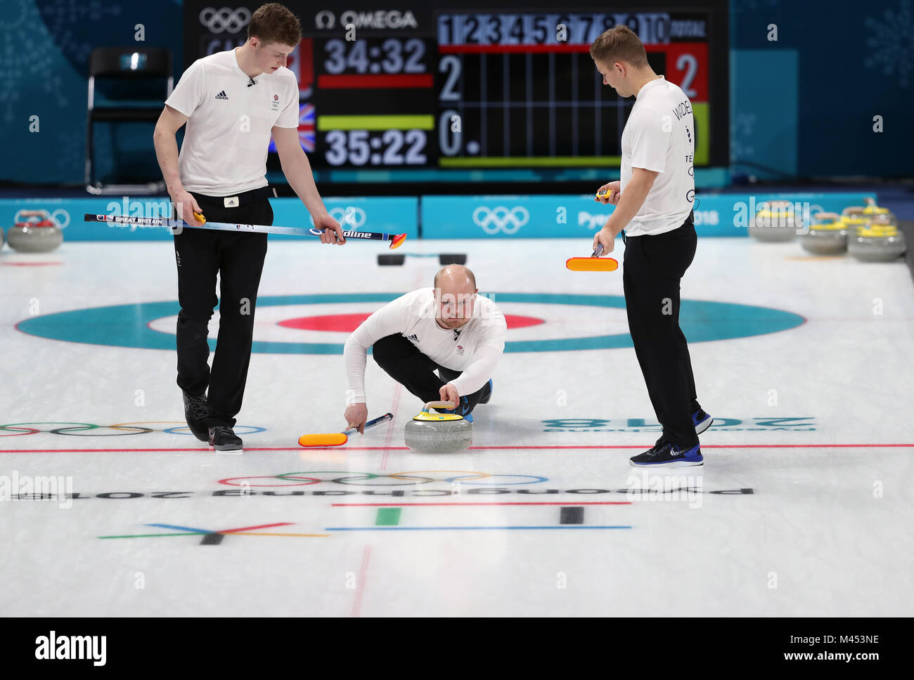 Great Britain's Cameron Smith (centre) during the Men's Men's Round ...