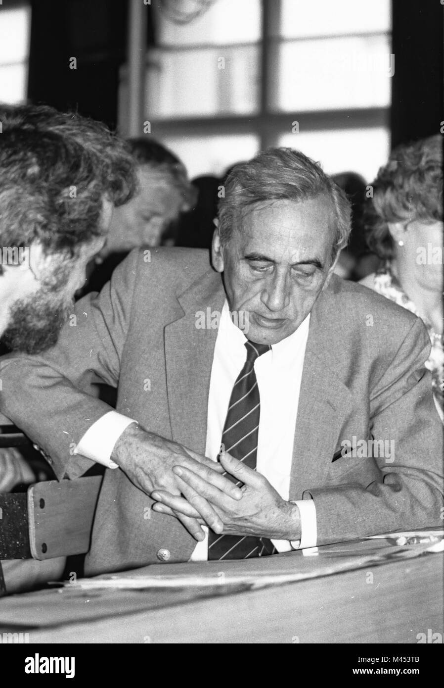 Tadeusz Mazowiecki, former polish prime minister, icon of the ...