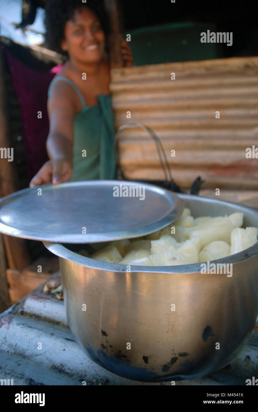 Fiji lovo taro hi-res stock photography and images - Alamy