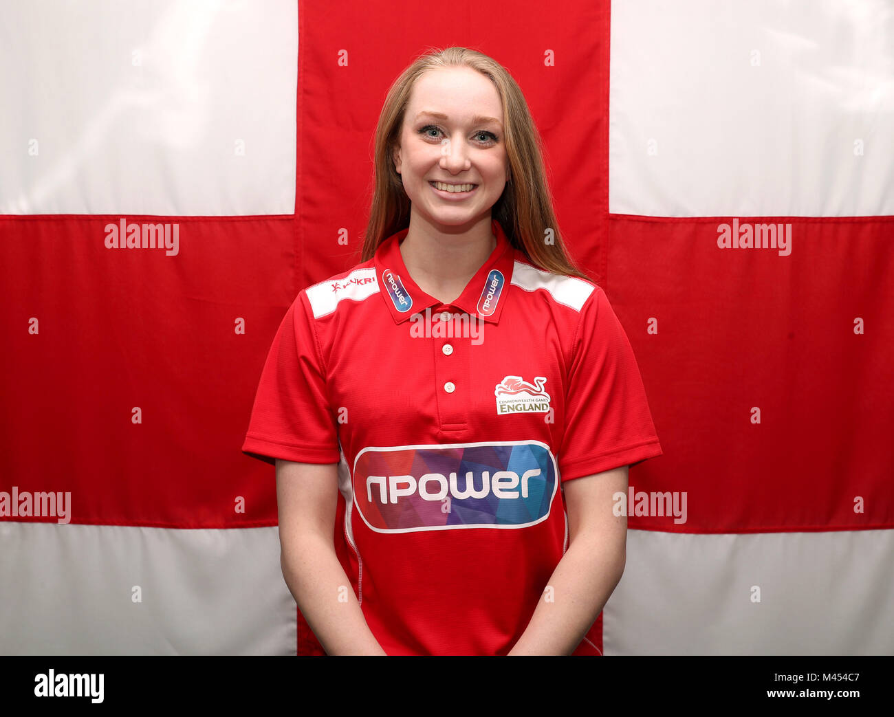 Team England's Rosie Rudin poses for a photo during the kitting out ...