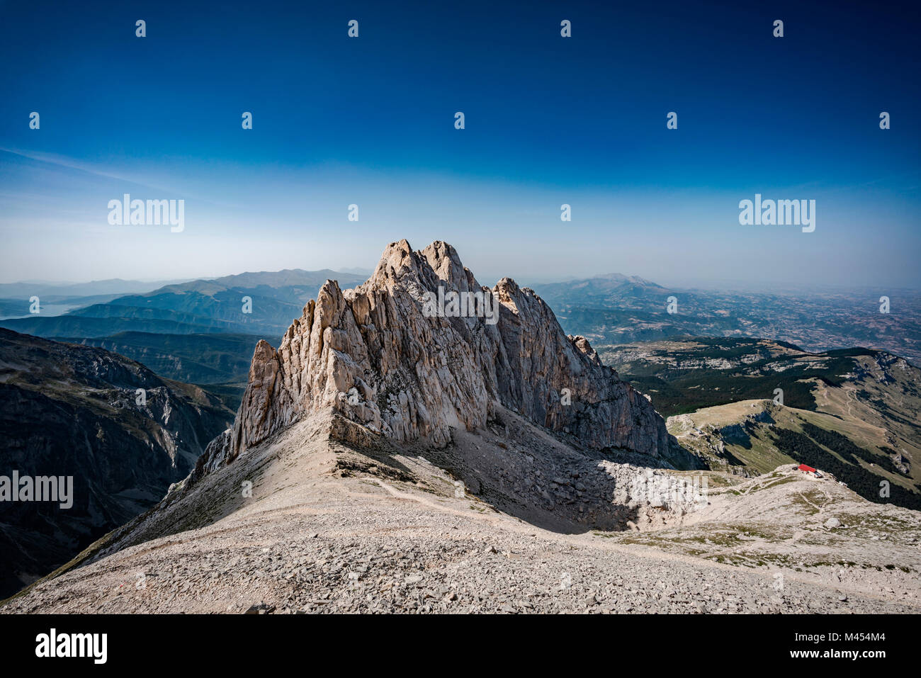 East face of Corno Piccolo, Gran Sasso; Teramo province, Abruzzo, Italy ...