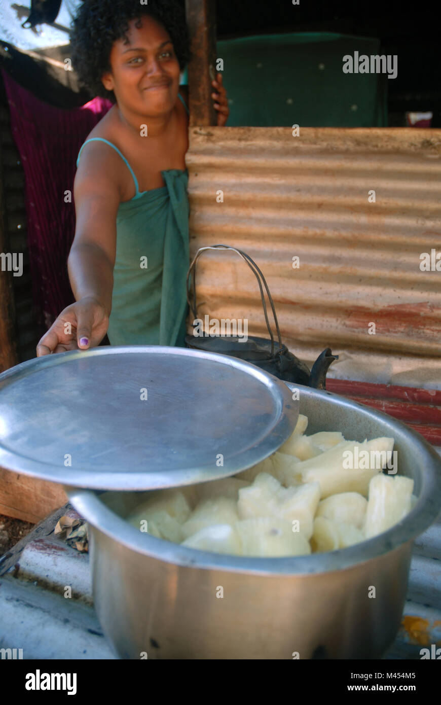 Fiji lovo taro hi-res stock photography and images - Alamy