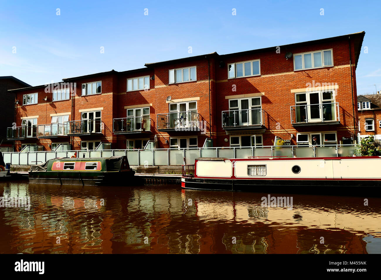 Diglis basin worcester city worcestershire midland UK Stock Photo - Alamy