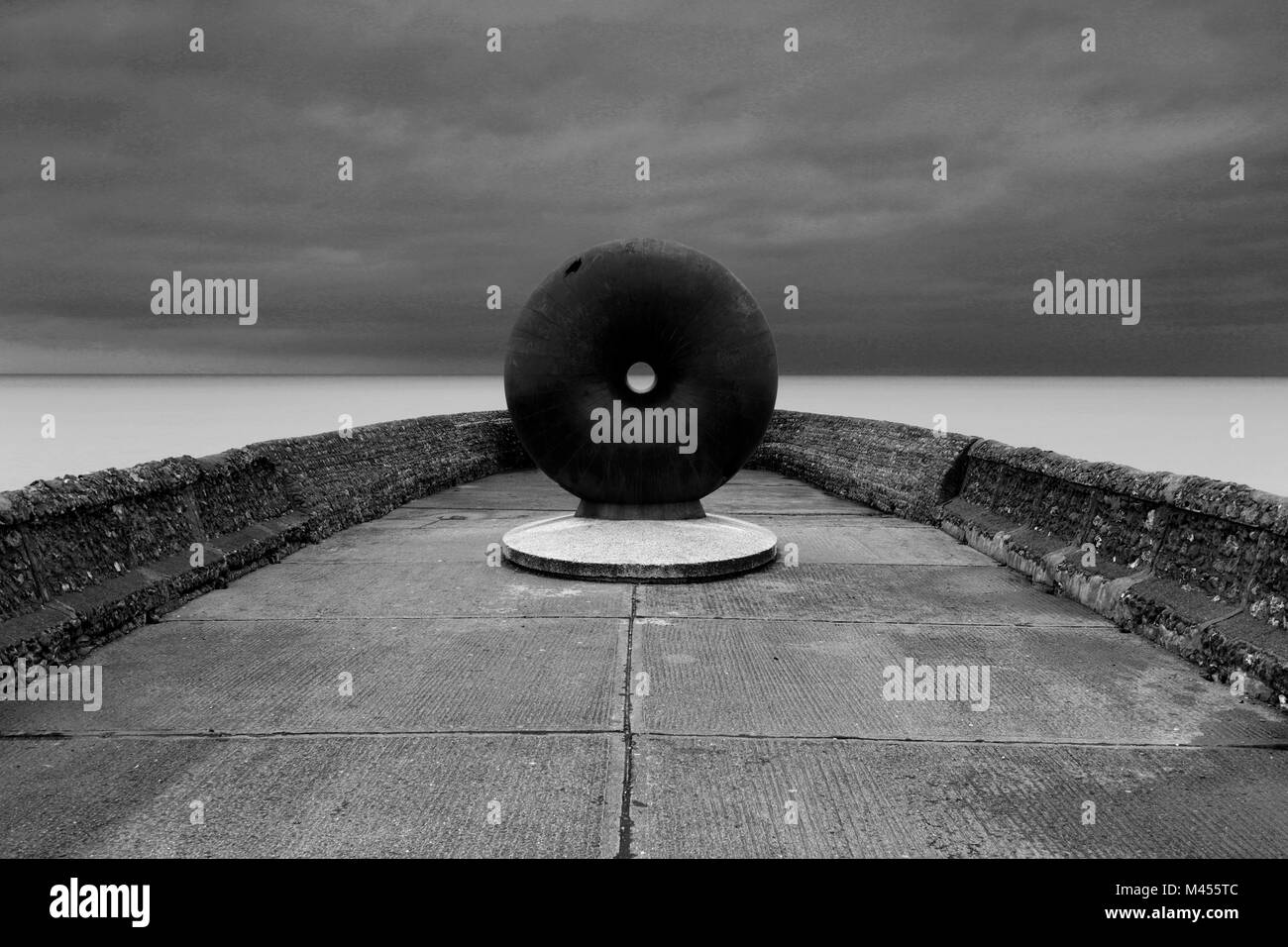 Brighton afloat sculpture Black and White Stock Photos & Images - Alamy