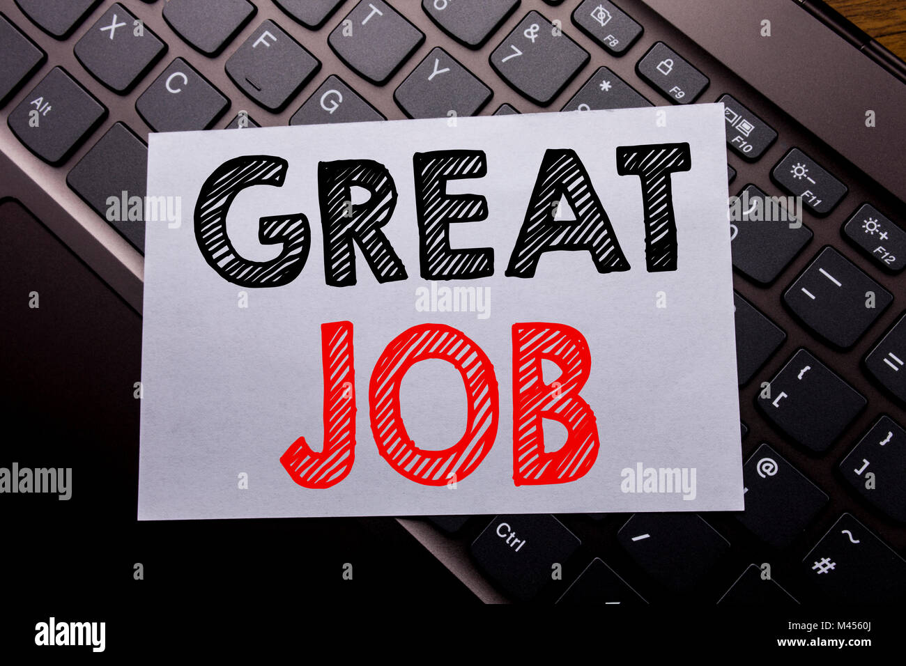 Word, writing Great Job. Business concept for Success Appreciation ...