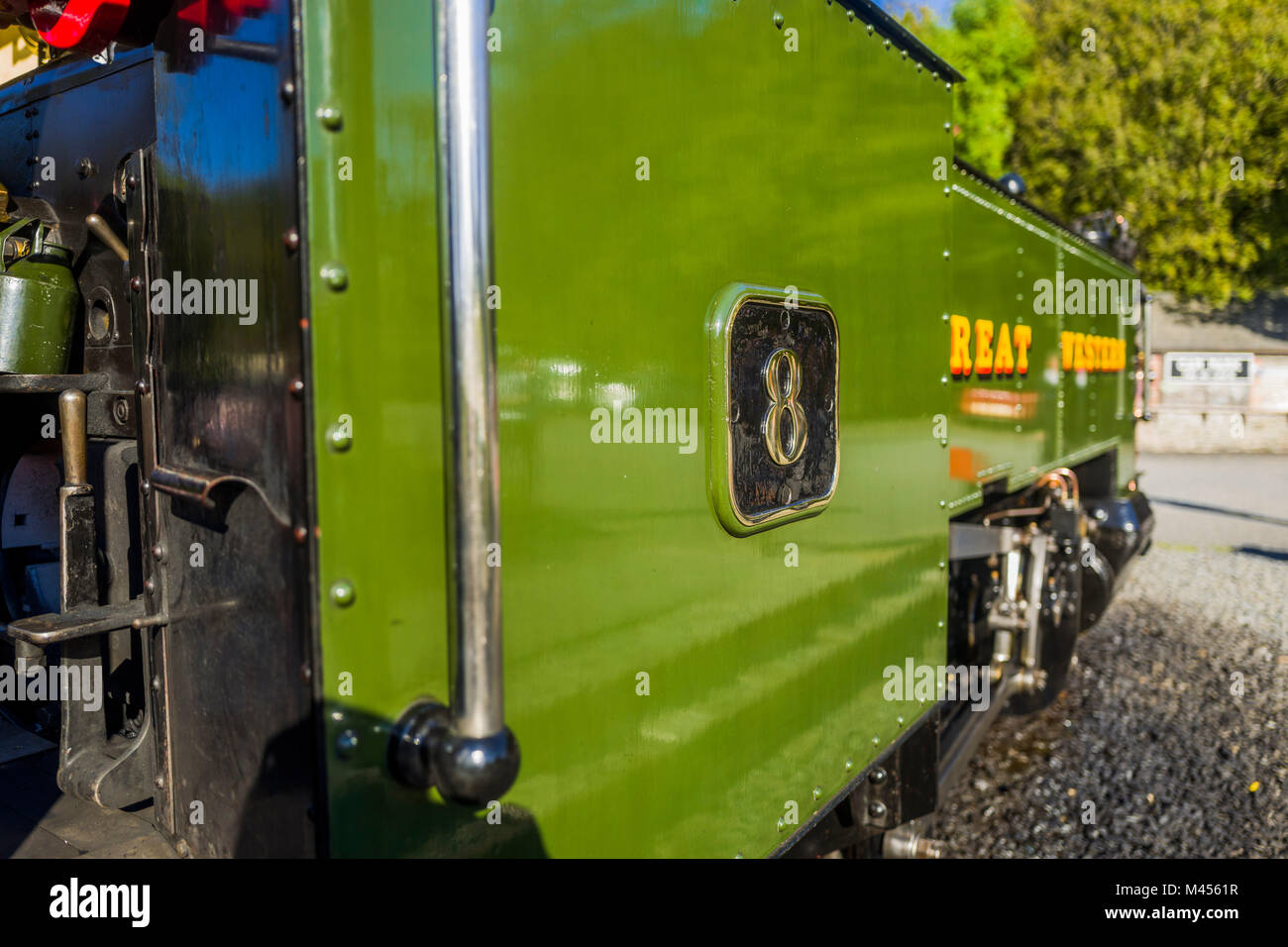 Vale of Rheidol railway Devils Bridge Station Wales UK Stock Photo - Alamy