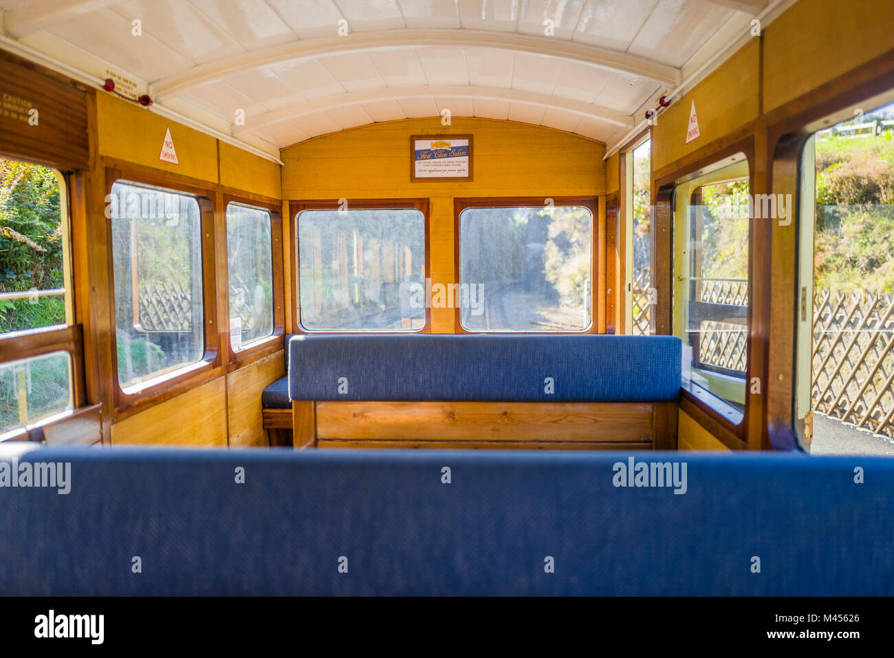 Vale of Rheidol railway Devils Bridge Station Wales UK Stock Photo - Alamy